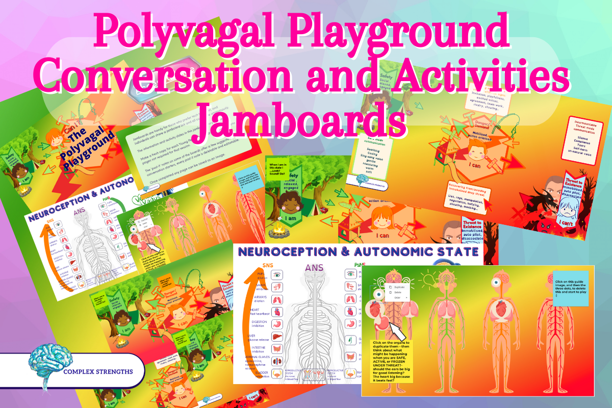 Polyvagal Playground Conversation and Activities Jamboards