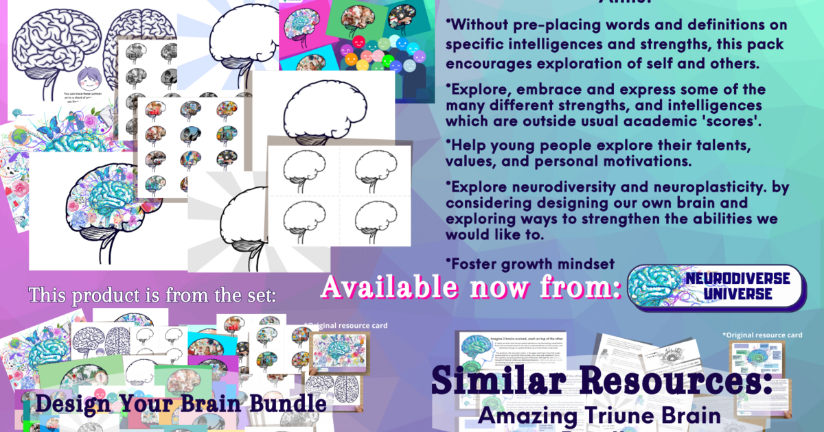 Design Your Brain Invitation and Templates