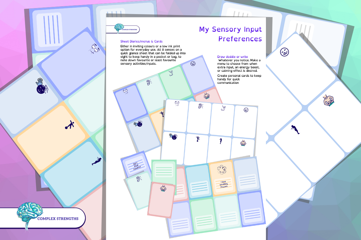 My Sensory Input Preference Sheets
